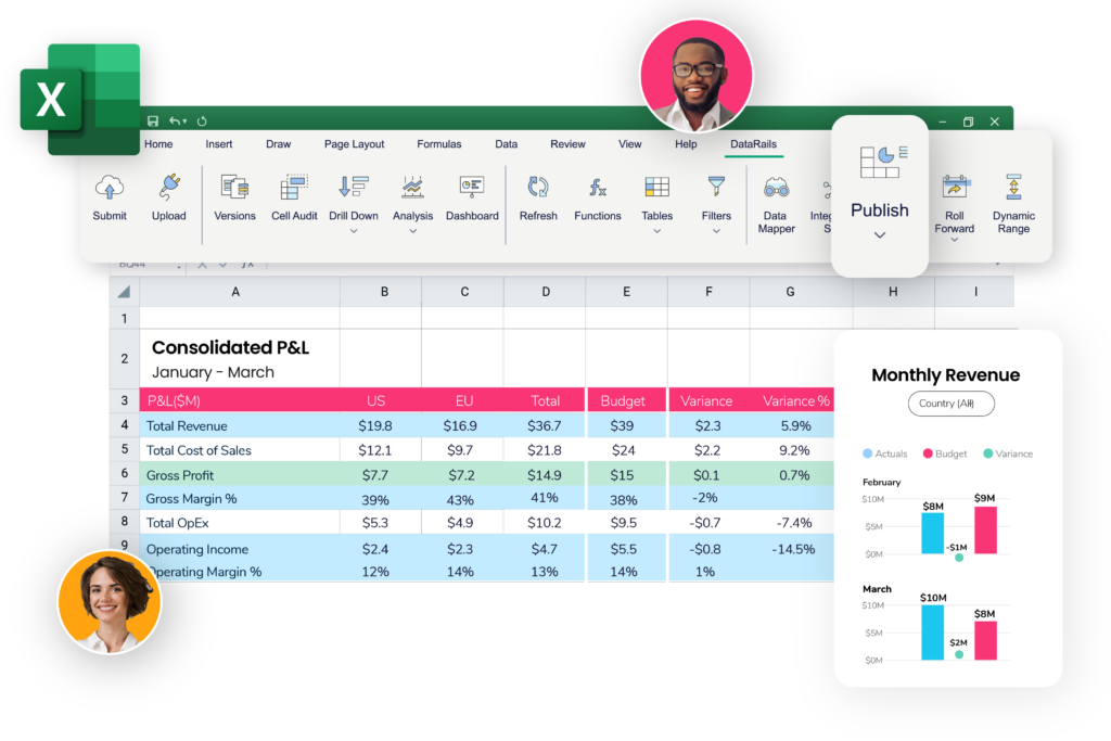 Financial Reporting & Monthly Close - Datarails