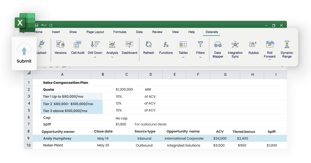Rev up your Sales Commission system with Excel - Datarails