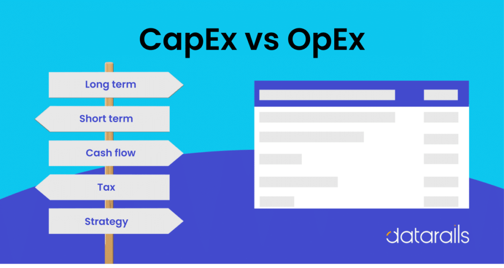 CapEx vs OpEx: Overview and Differences - Datarails