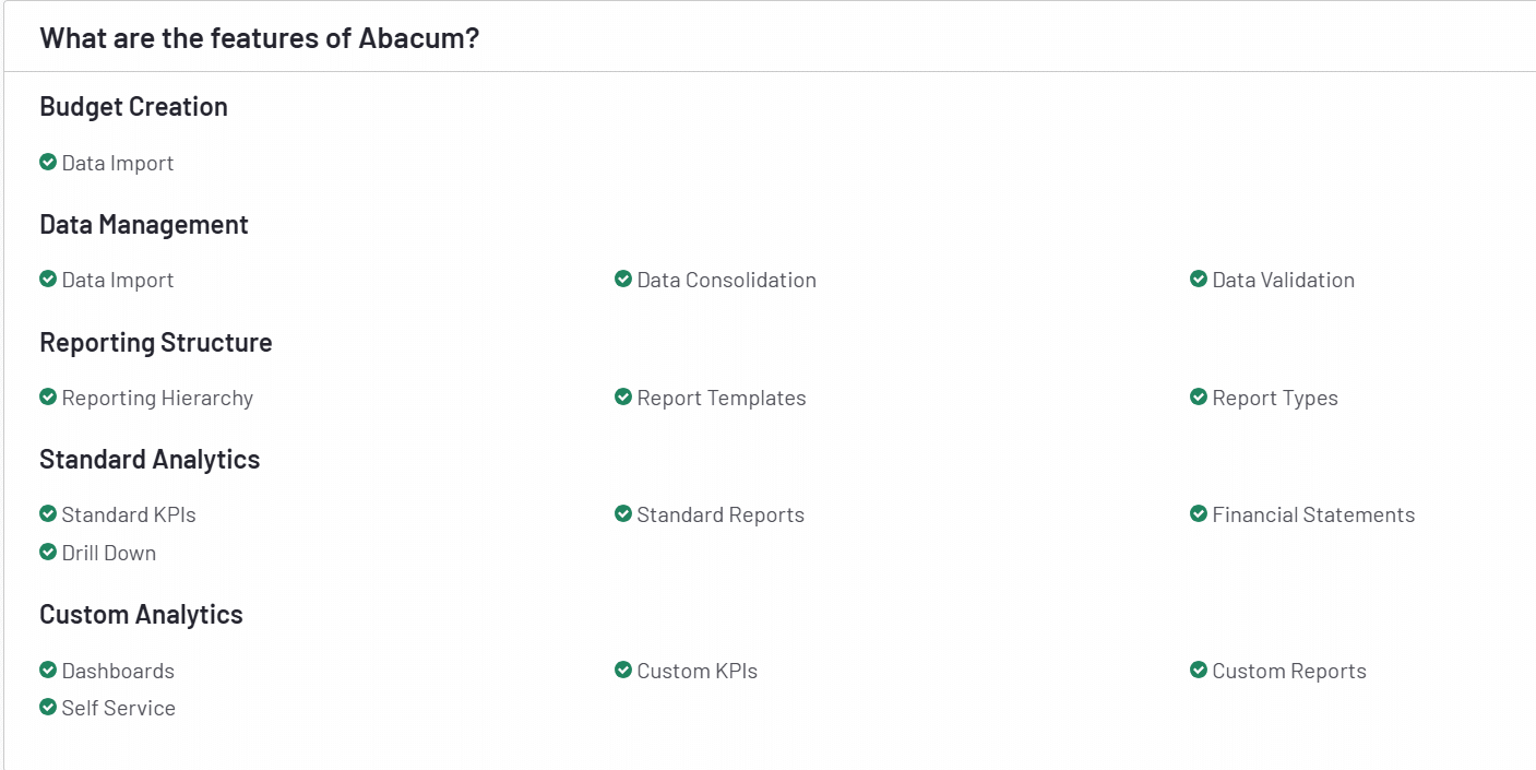 Abacum Reviews: Pros and Cons, Features, and Competitors - Datarails