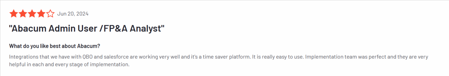 Abacum Reviews: Pros and Cons, Features, and Competitors - Datarails